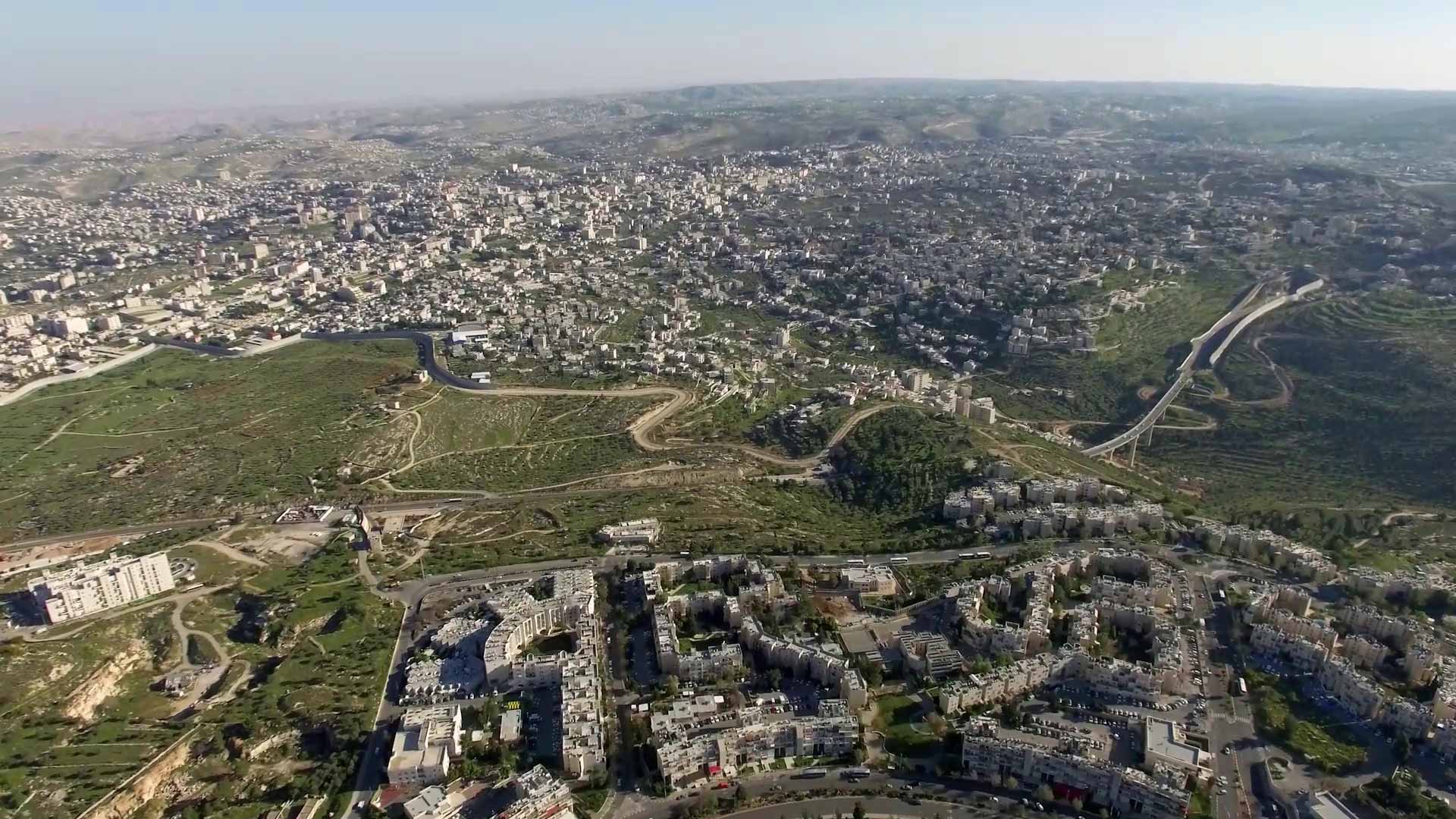 The Anti-Terror Fence [In Jerusalem or along Road 6 in the Sharon ...