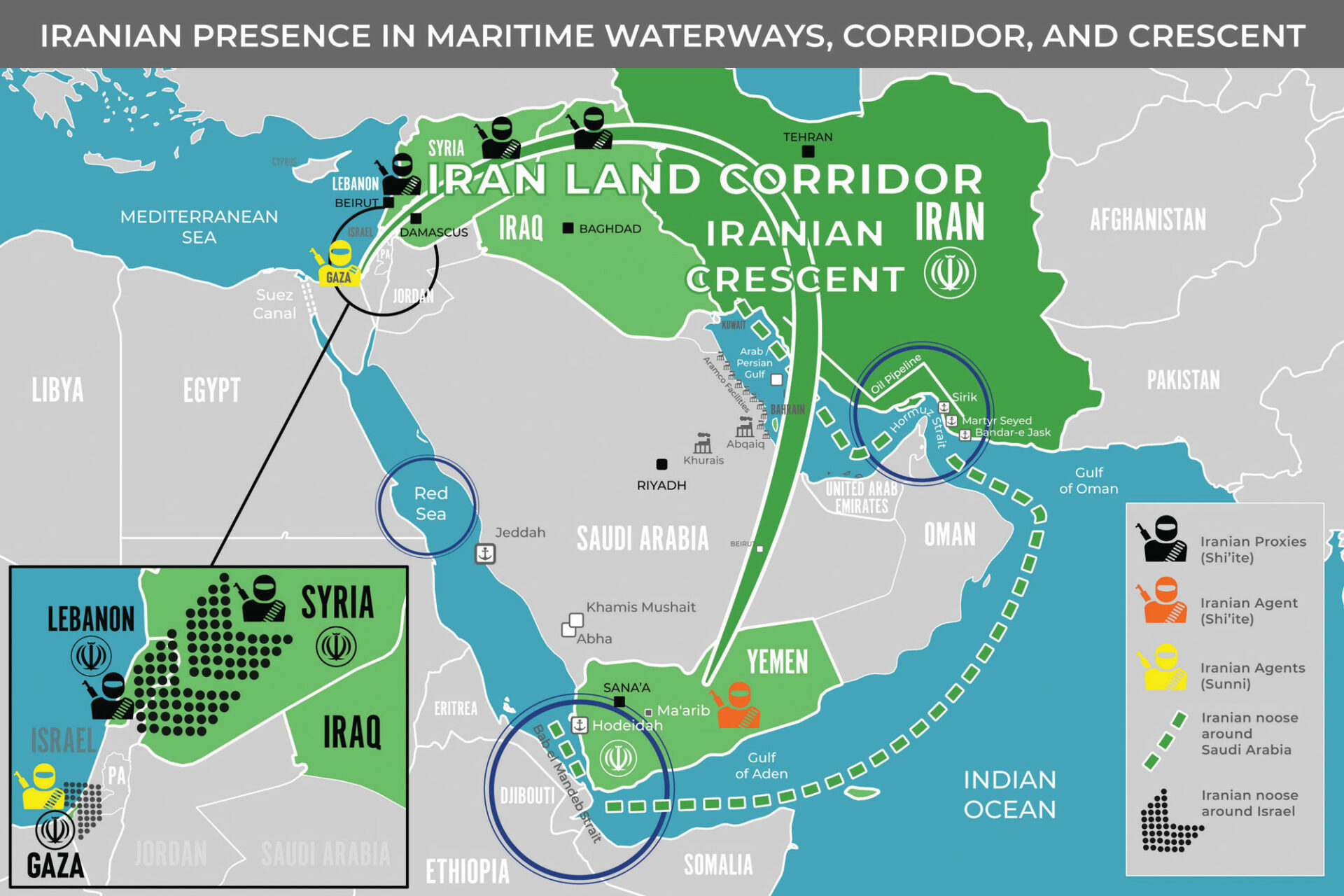 Israel's Northern Front | The Iranian Corridor & The Shi'ite Crescent ...
