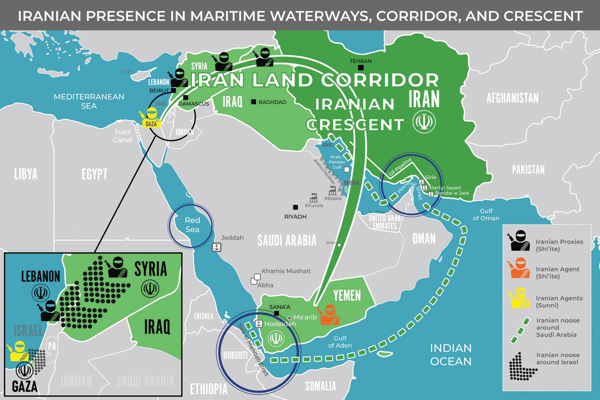 Israel's Northern Front | The Iranian Corridor & The Shi'ite Crescent ...