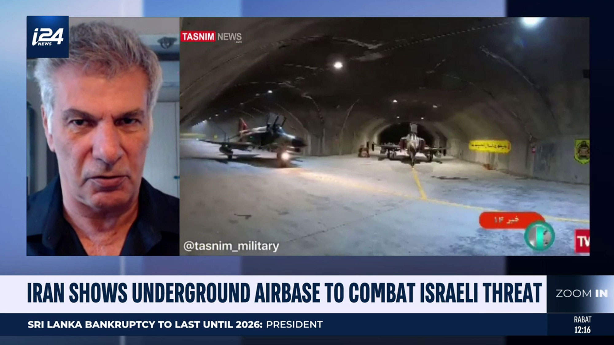 Iran's Underground Airbase And Weapons Arsenal | I24 NEWS - ITME Inside ...